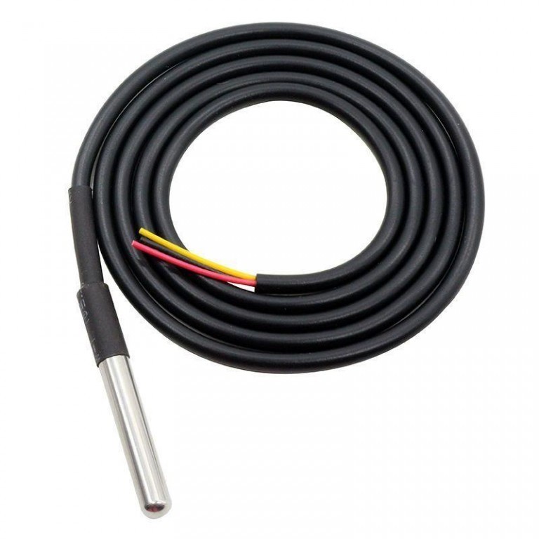 DS18B20 1wire Temperatursensor im Edelstahlgehäuse - Ramser Elektrotechnik